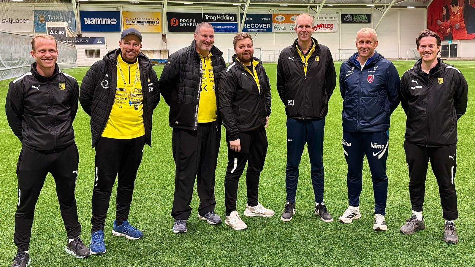 Fire nye UEFA- C trenere i Raufoss Fotball / Raufoss